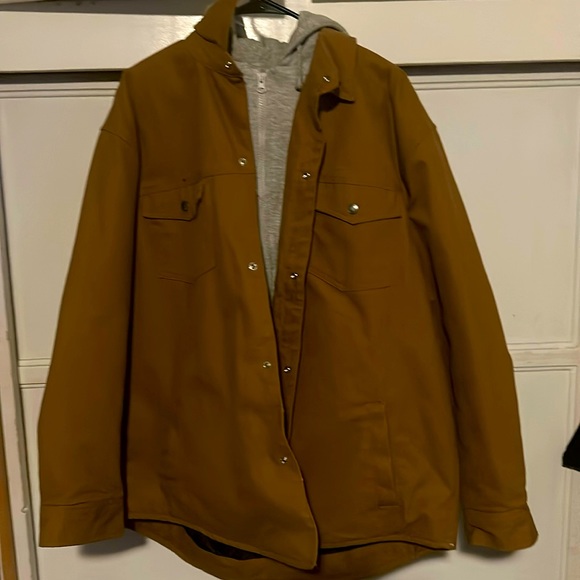 craftsman | Jackets & Coats | Hooded Heavy Duty Craftsman Work Jacket ...